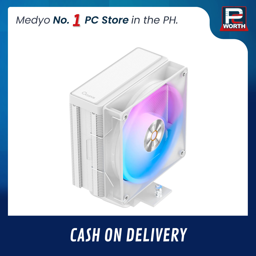 OCYPUS DELTA A40 ARGB WHITE 1 FAN AIR COOLER | PC Worth